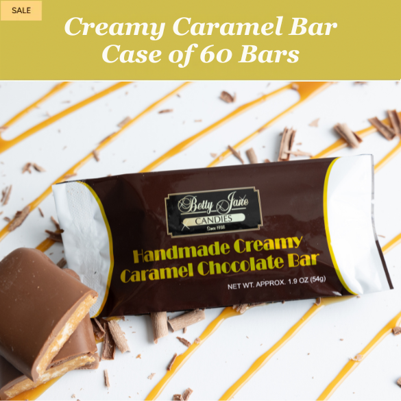 Creamy Caramel Chocolate Bars - 60 bars ($2.39/bar) and FREE SHIPPING ...